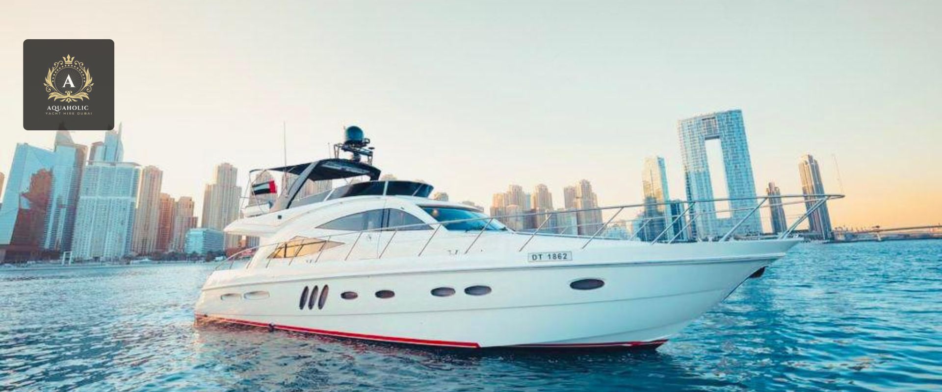 Best Sealine 62ft Yacht Hire Dubai - Aquaholic yacht's